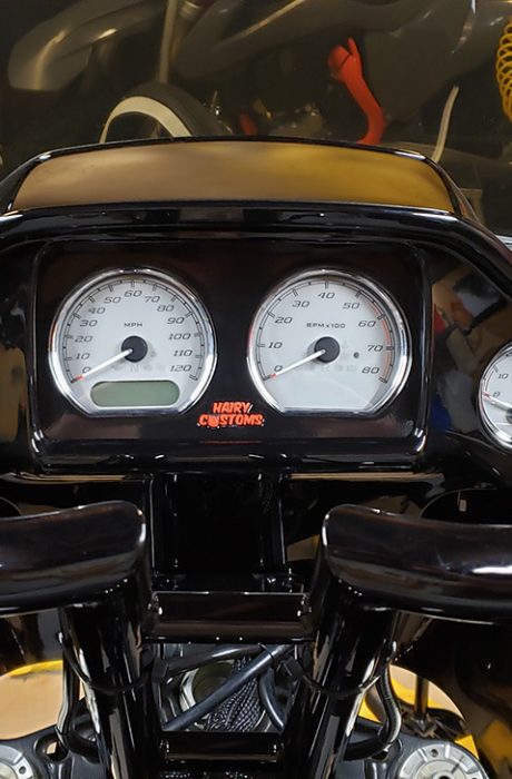 Fat Bob Dash For Softail Digital Gauge – Hairy Customs