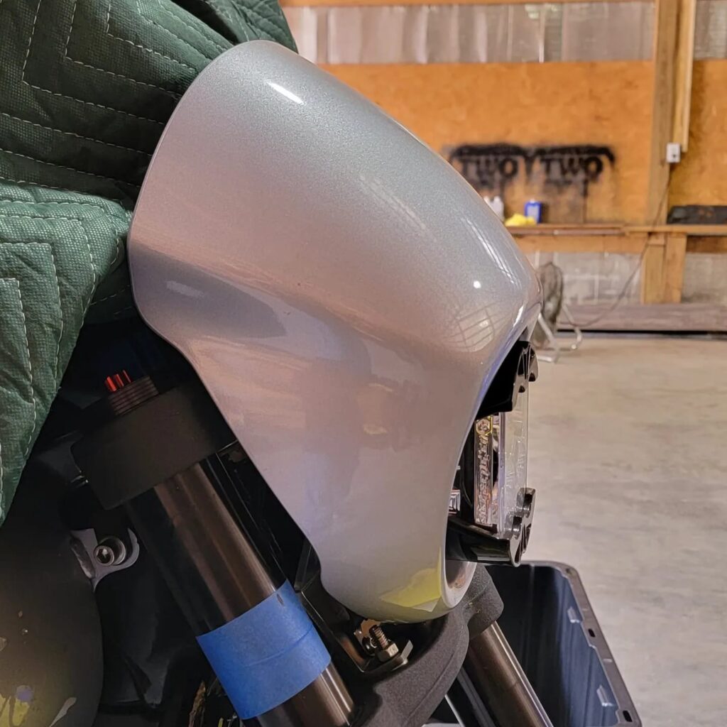 Softail Low Rider S FXLRS Headlight Mount for LP4 – Hairy Customs