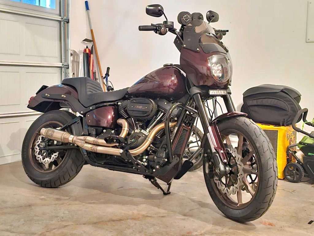 Softail Low Rider S FXLRS Headlight Mount for LP4 – Hairy Customs